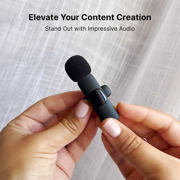 PocketPro Mini Wireless Mic for Creators – BlueBolt Chargers