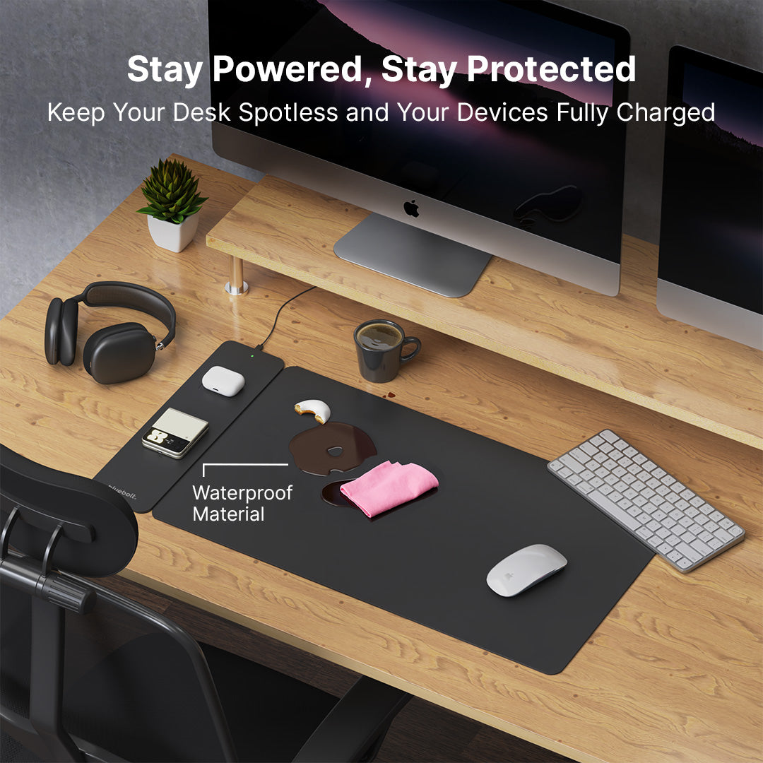 PowerMat Pro DUO Wireless Charging Desk Mat – BlueBolt Chargers