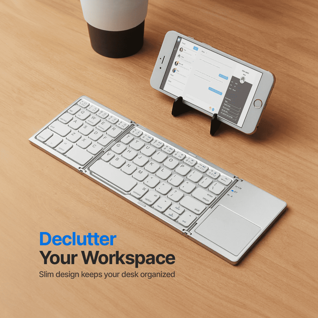 NanoFold Bluetooth Mini Keyboard – BlueBolt Chargers