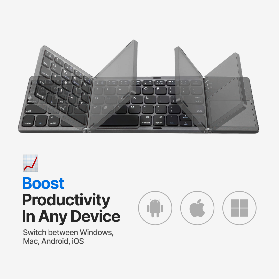 NanoFold Bluetooth Mini Keyboard – BlueBolt Chargers