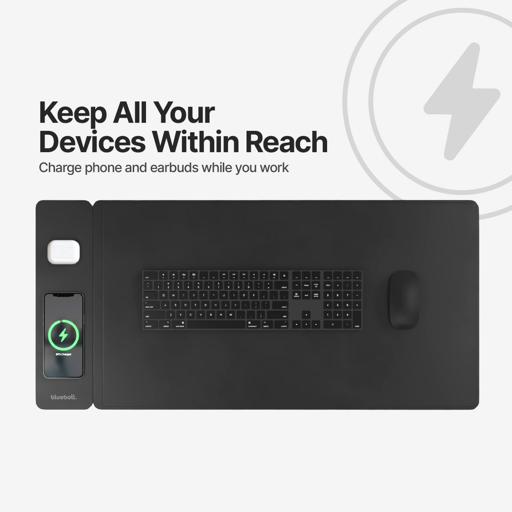 PowerMat Pro DUO Wireless Charging Desk Mat – BlueBolt Chargers